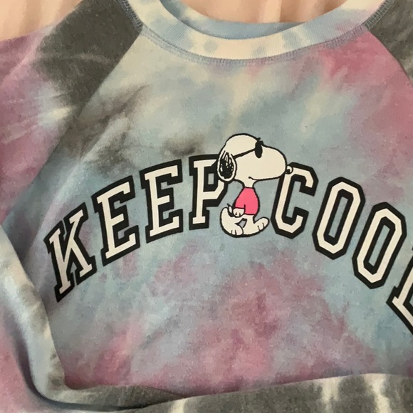 Peanuts | Tops | Peanuts Keep Cool Snoopy Sweater And Shorts Size S ...